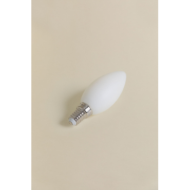 Bombilla LED E14 C35 6W Opal - SKLUM