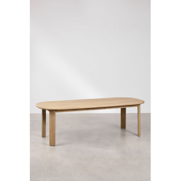 Rectangular garden table 240x100 cm in Uleno acacia wood - SKLUM