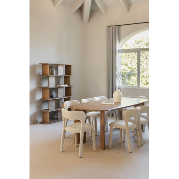 Rectangular dining table 240x100 cm in mango wood Miller - SKLUM