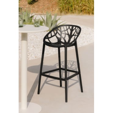 Ores high polypropylene garden stool - SKLUM