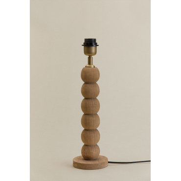 Base for table lamp 30 cm in Soler mango wood - SKLUM