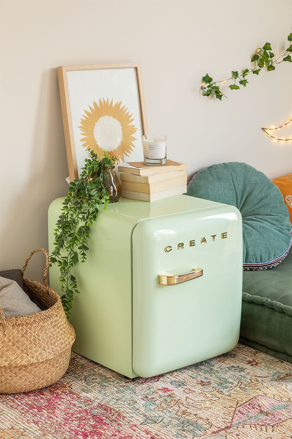 Retro Fridge 50 GOLD - SKLUM