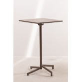 Foldable & Convertible Bar Table in 2 heights Dely (60x60 cm) - SKLUM