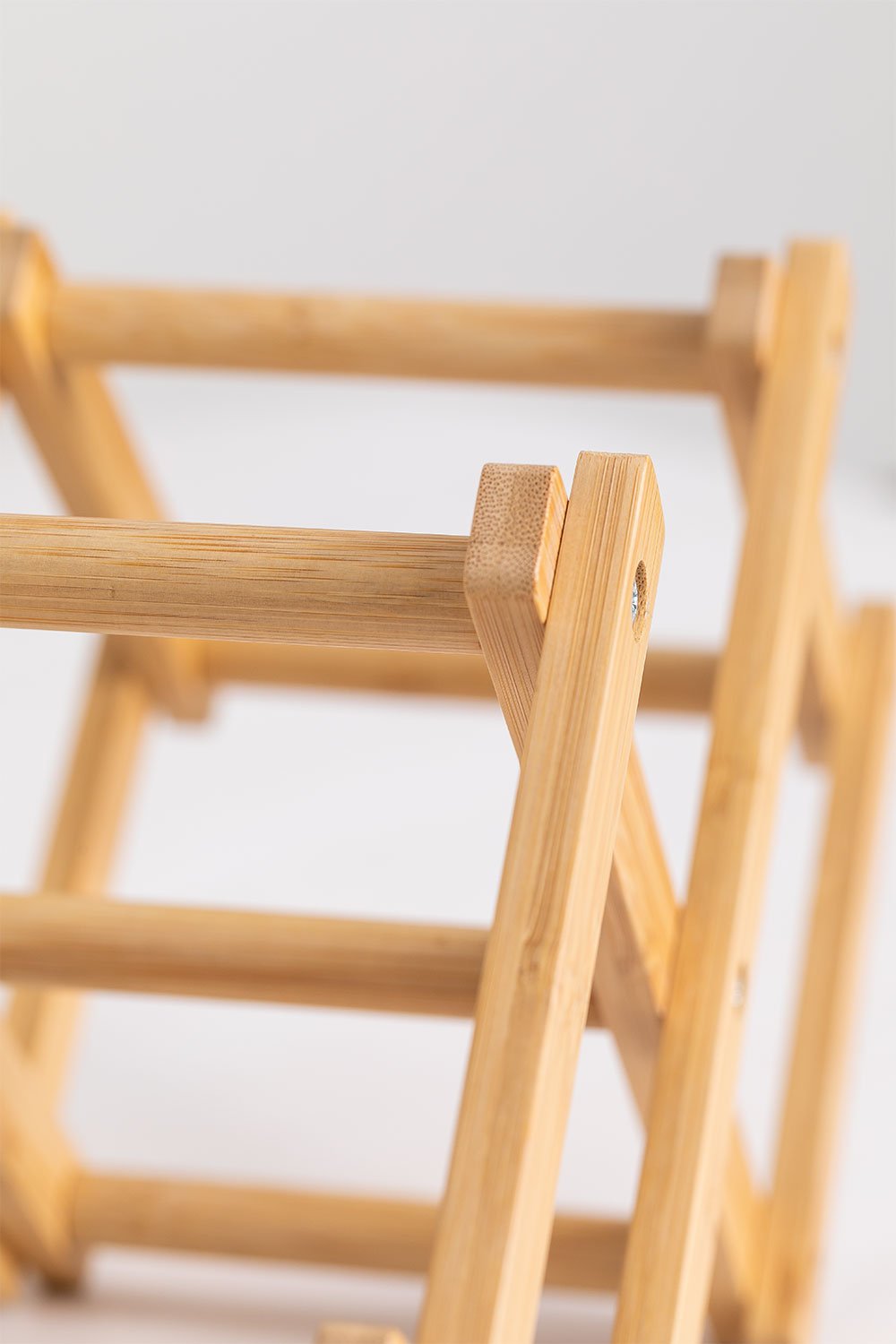 Foldable bamboo wine rack for 3 bottles Pascal - SKLUM