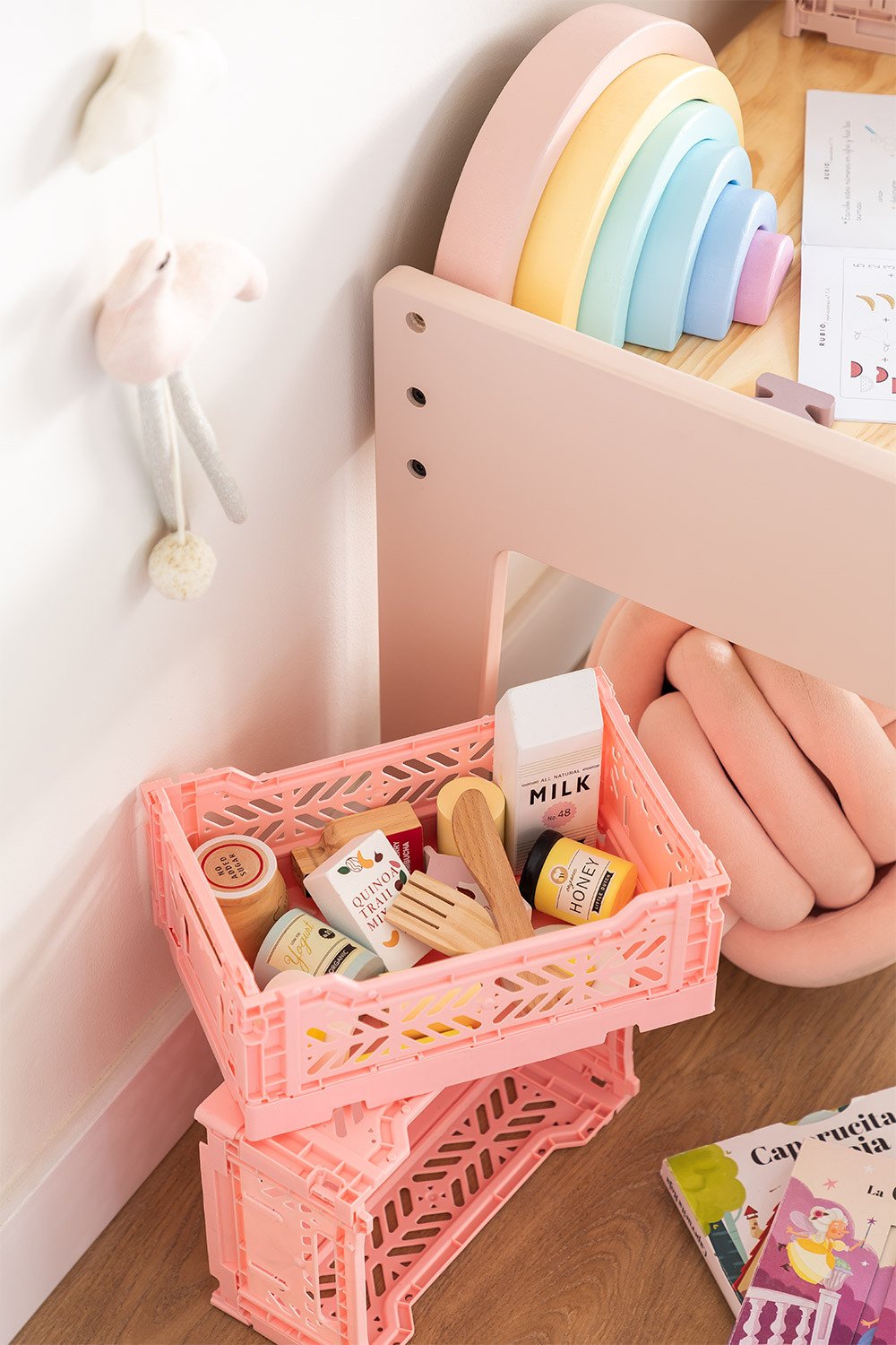 Doli foldable and stackable plastic box - SKLUM