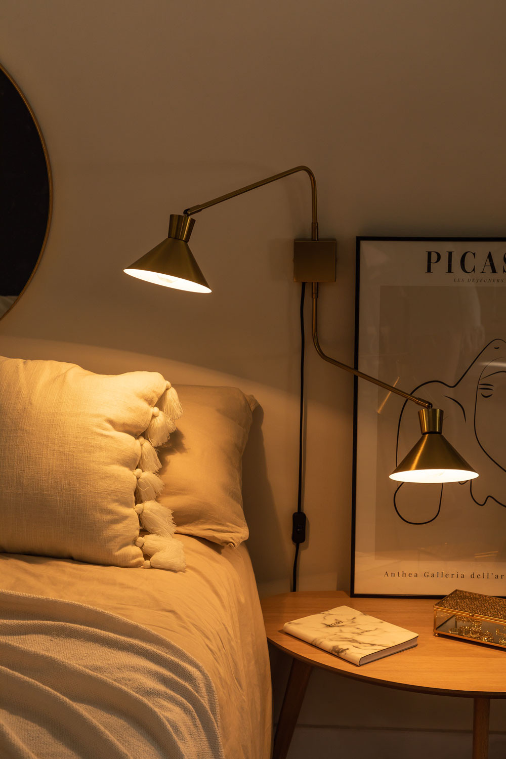 Two Style Metallic Wall Lamp with Double Shade - SKLUM