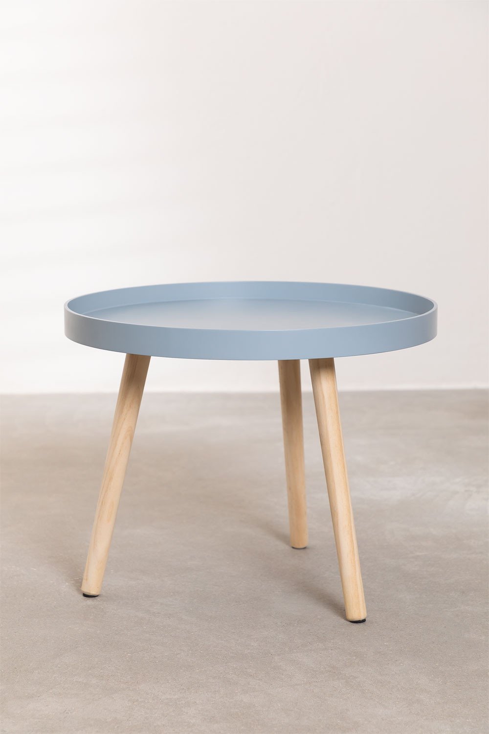 Round Wooden Side Table (Ø50 cm) Sigma - SKLUM