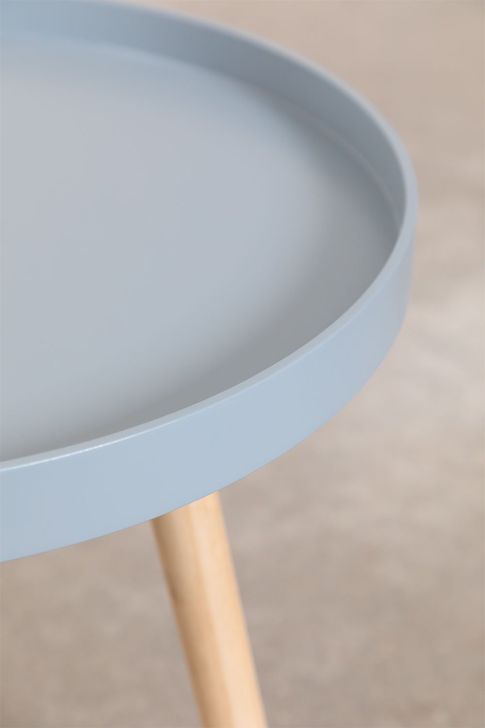 Round Wooden Side Table (Ø50 cm) Sigma - SKLUM