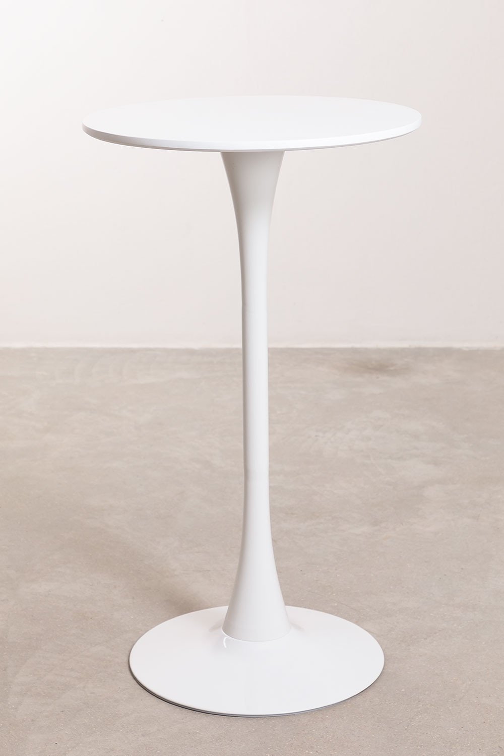 Round high table Ø60 cm in MDF and metal Ivet Style - SKLUM