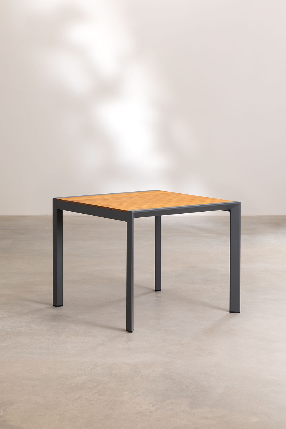 Supreme Square Table Set (90x90 cm) and 4 Archer Garden Chairs - SKLUM