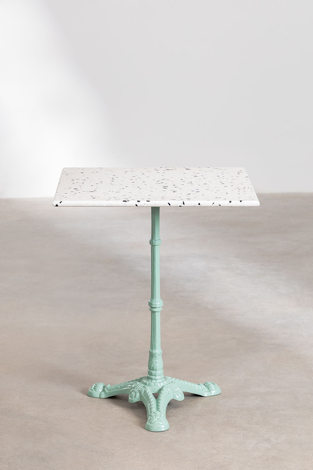 Square 60x60 cm bar table in Volutto terrazzo - SKLUM