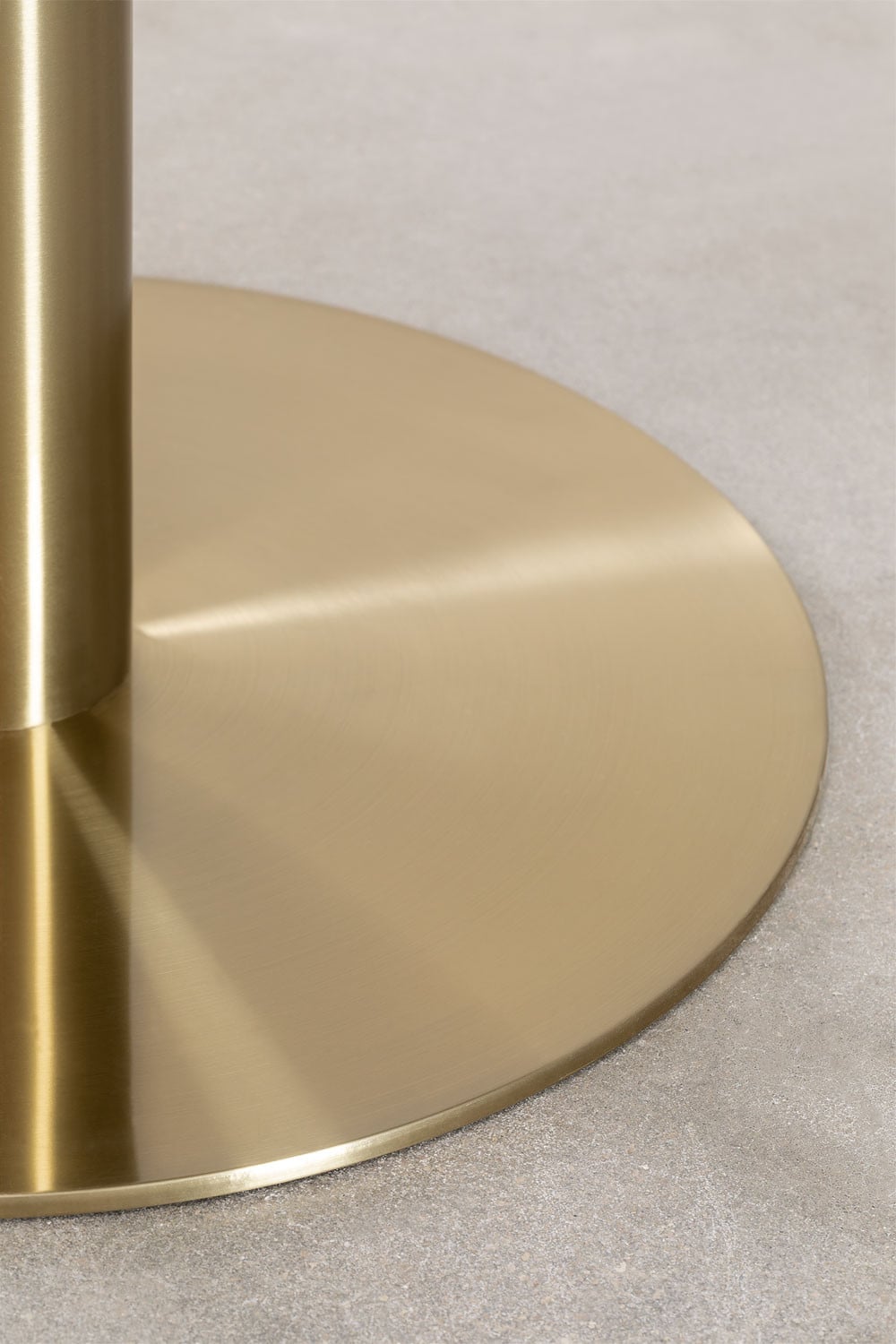 Briselda round dining table Ø100 cm in steel - SKLUM