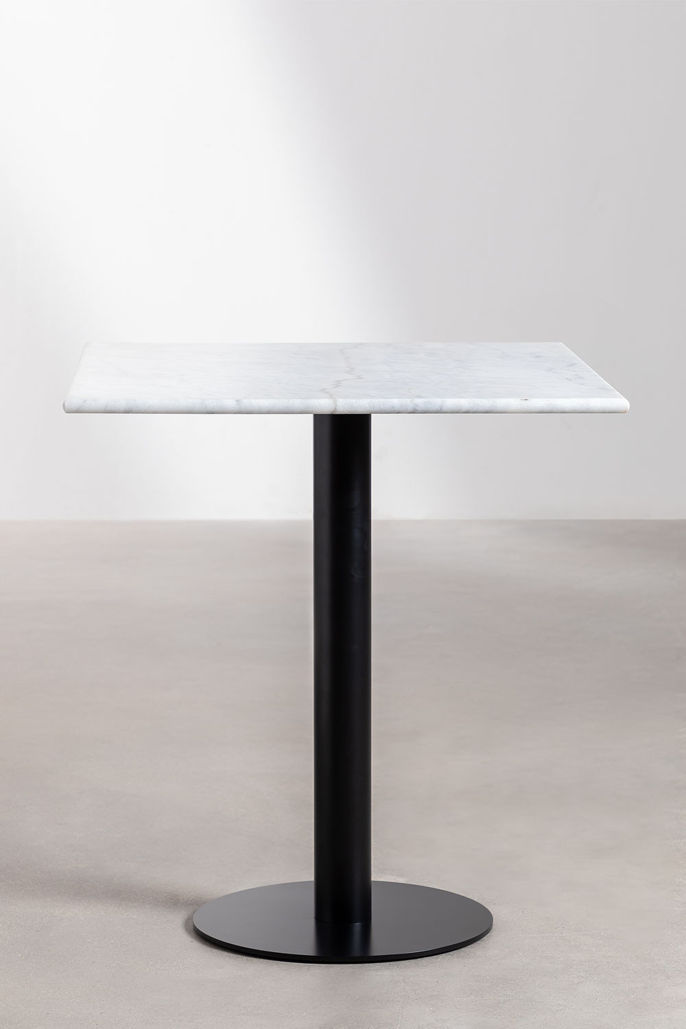 Square Rocher marble bar table - SKLUM