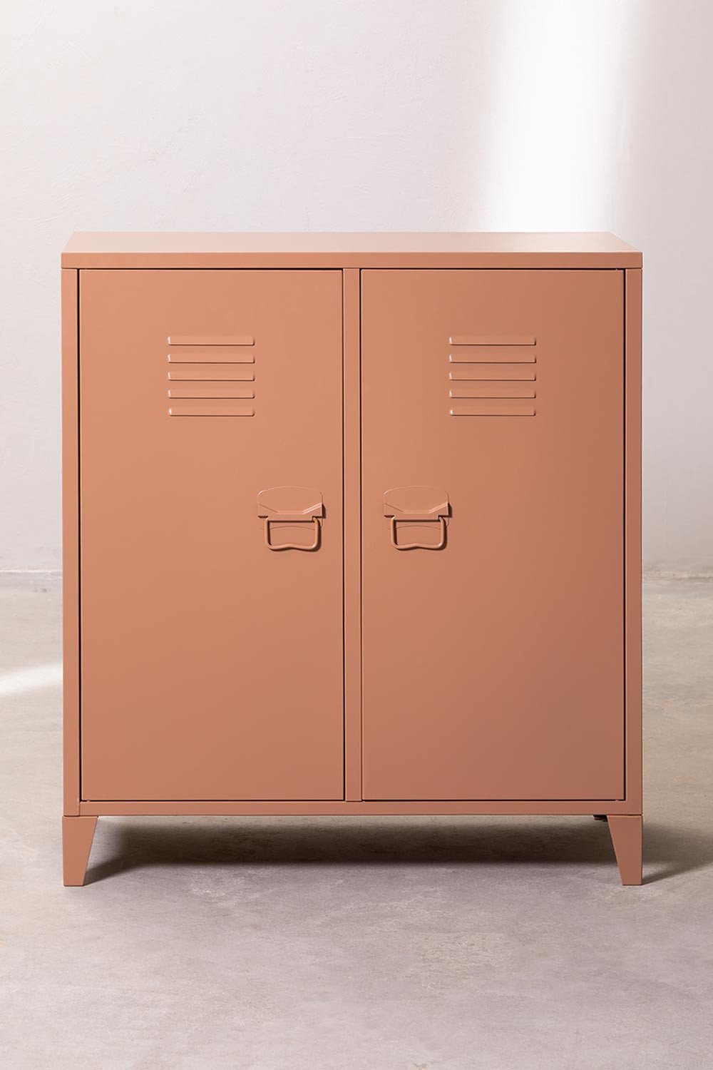 Pohpli Steel 2 Door Locker Sideboard - SKLUM