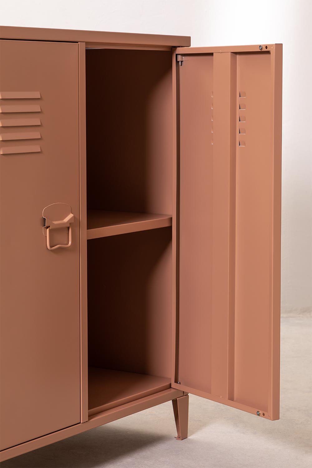 Pohpli Steel 2 Door Locker Sideboard - SKLUM