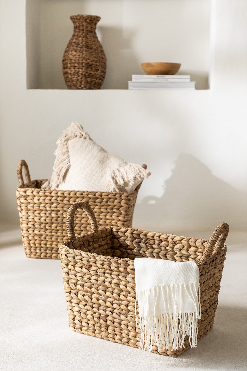 Set of 2 Storage Baskets Maues - SKLUM