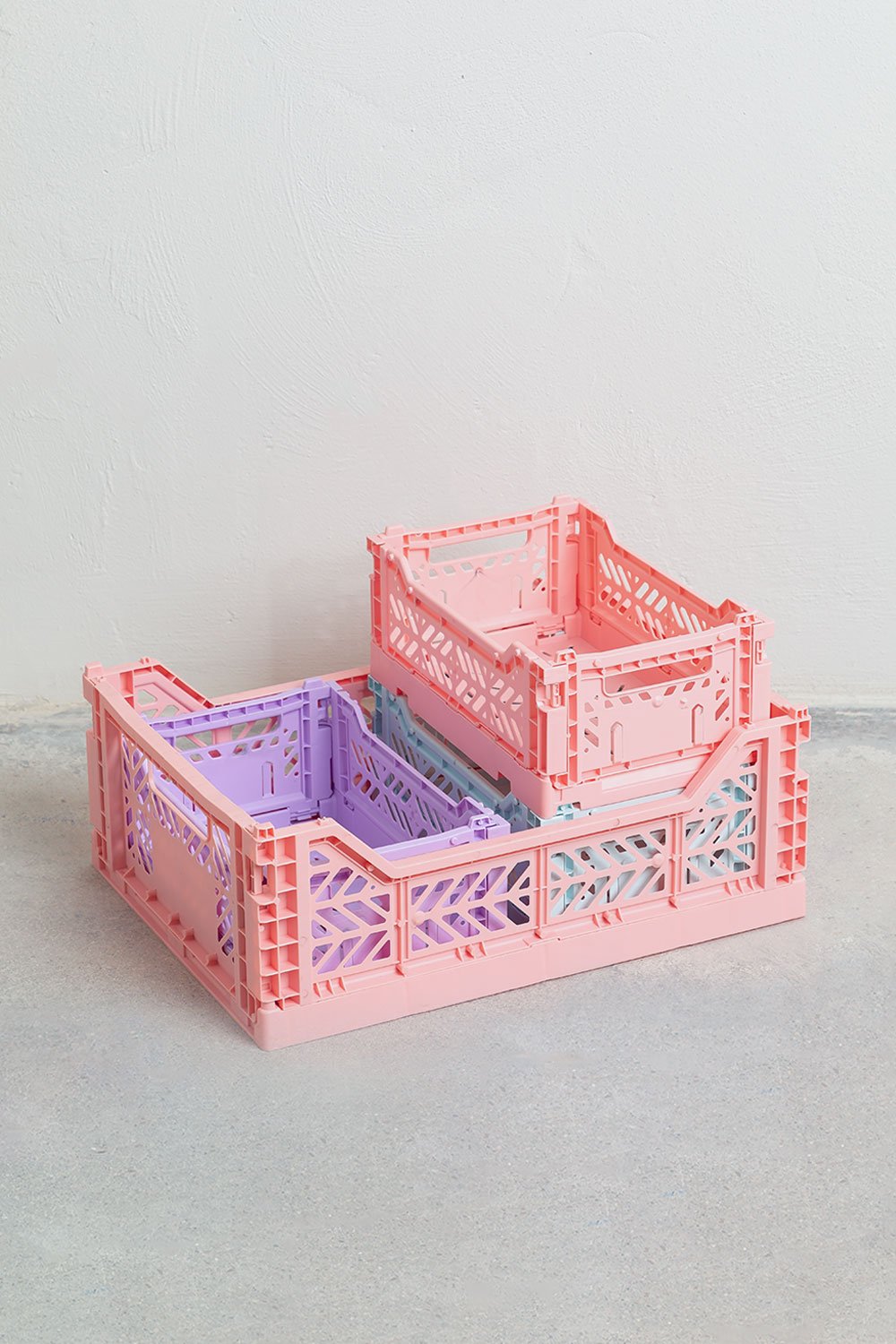 Doli foldable and stackable plastic box - SKLUM