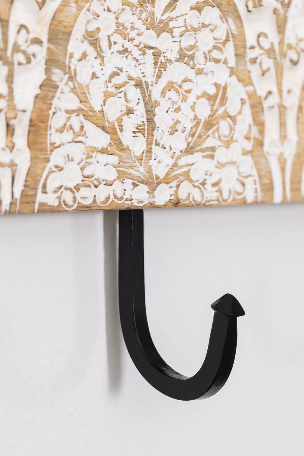 Tiala mango wood wall coat rack - SKLUM