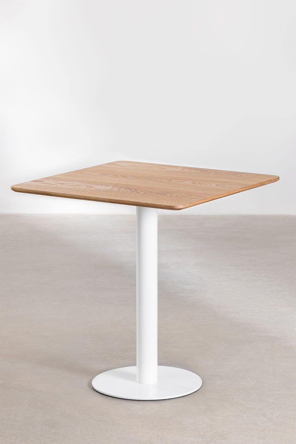 Square Ash Wood Bar Table FRAPPE - SKLUM