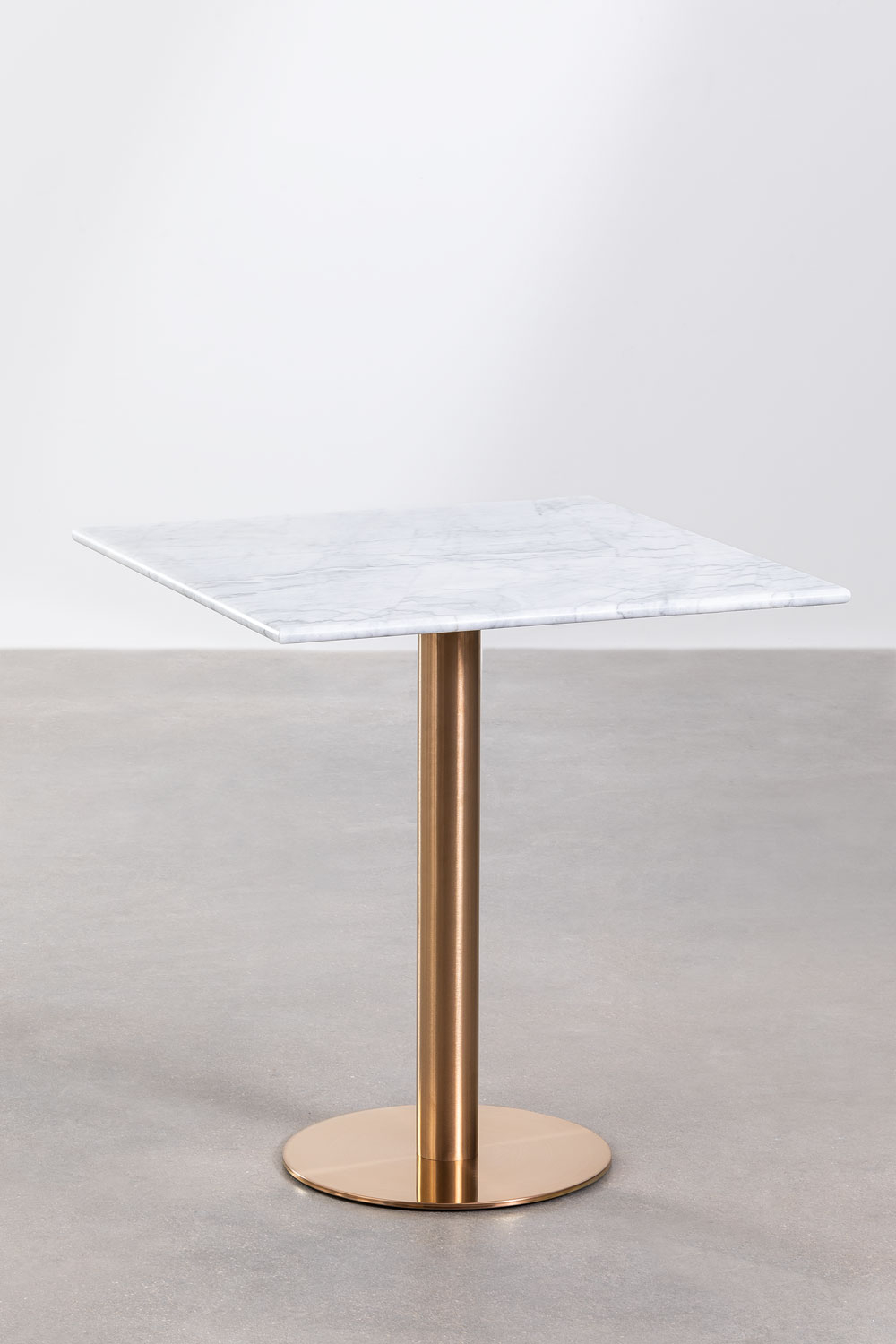 Cosmopolitan square marble bar table - SKLUM