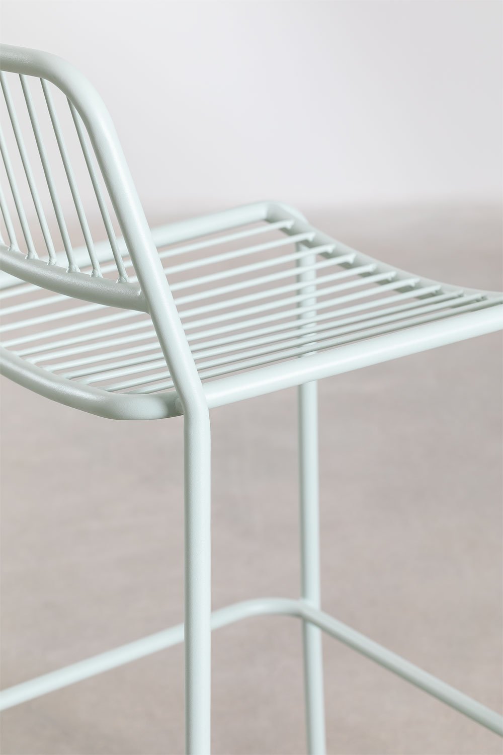 Pack of 4 Stackable High Stools Elton - SKLUM