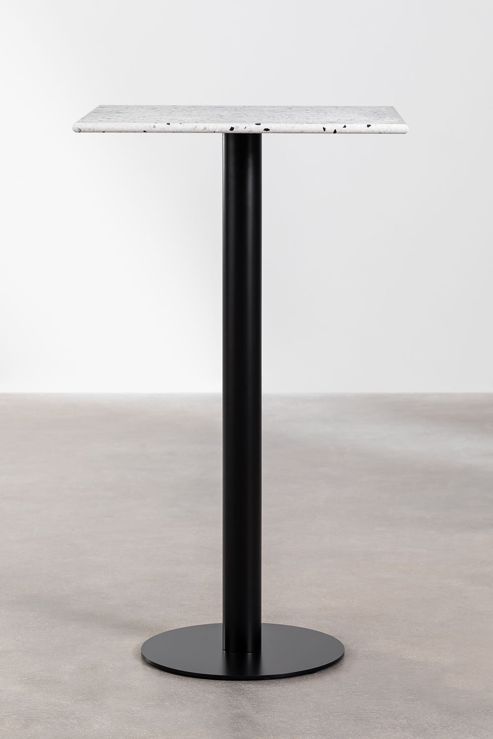 Square Terrazzo High Bar Table Dolce (60x60 cm) - SKLUM