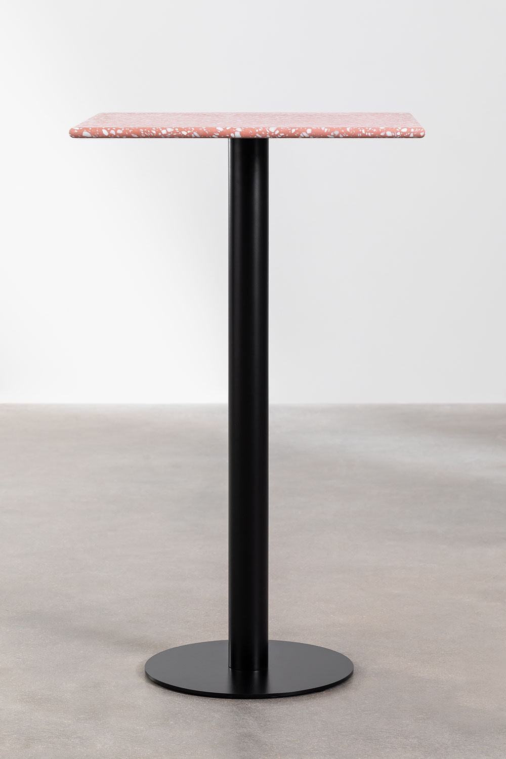 Square Terrazzo High Bar Table Dolce (60x60 cm) - SKLUM
