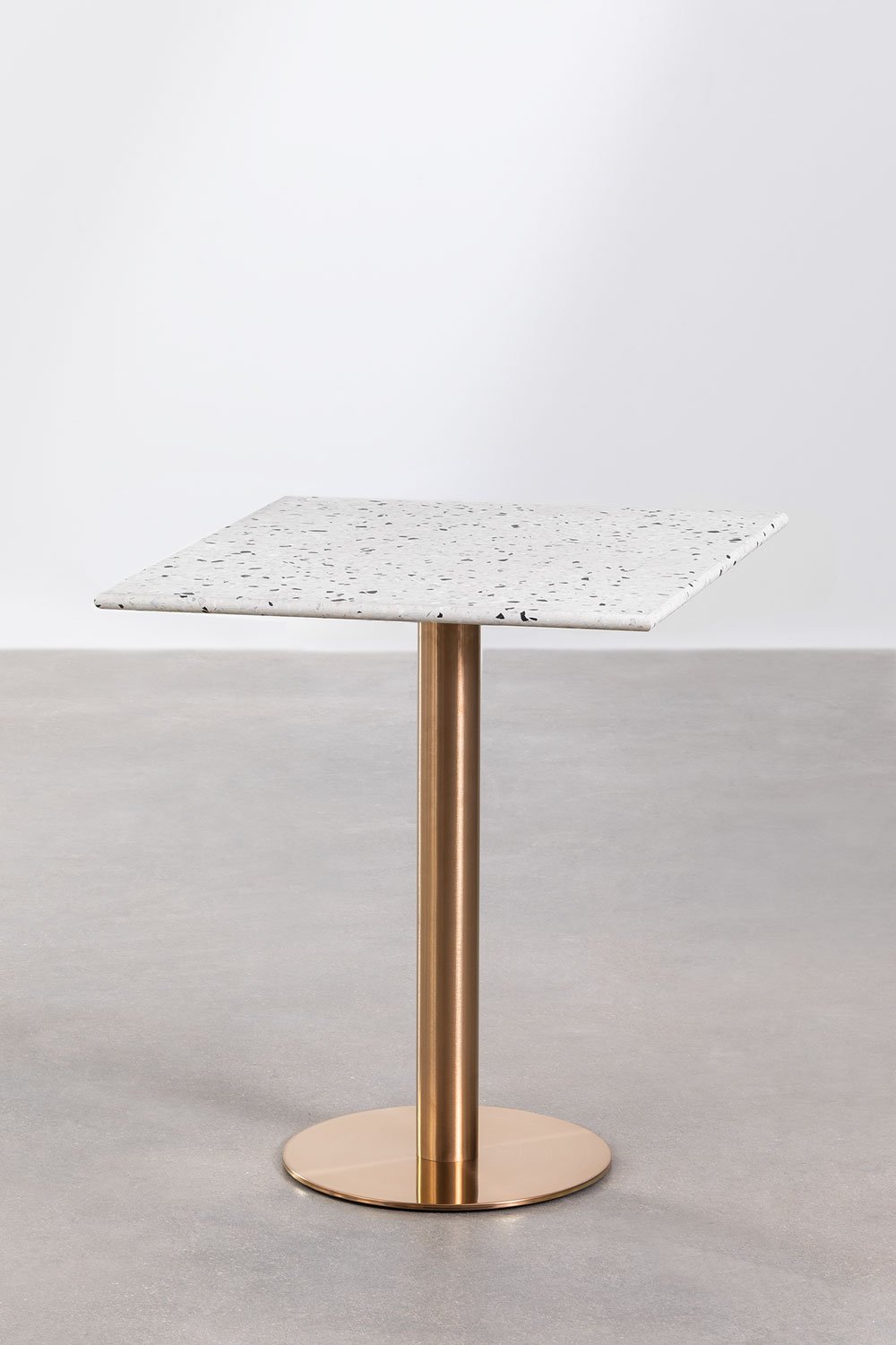 Malibu terrazzo 60x60 cm square bar table - SKLUM