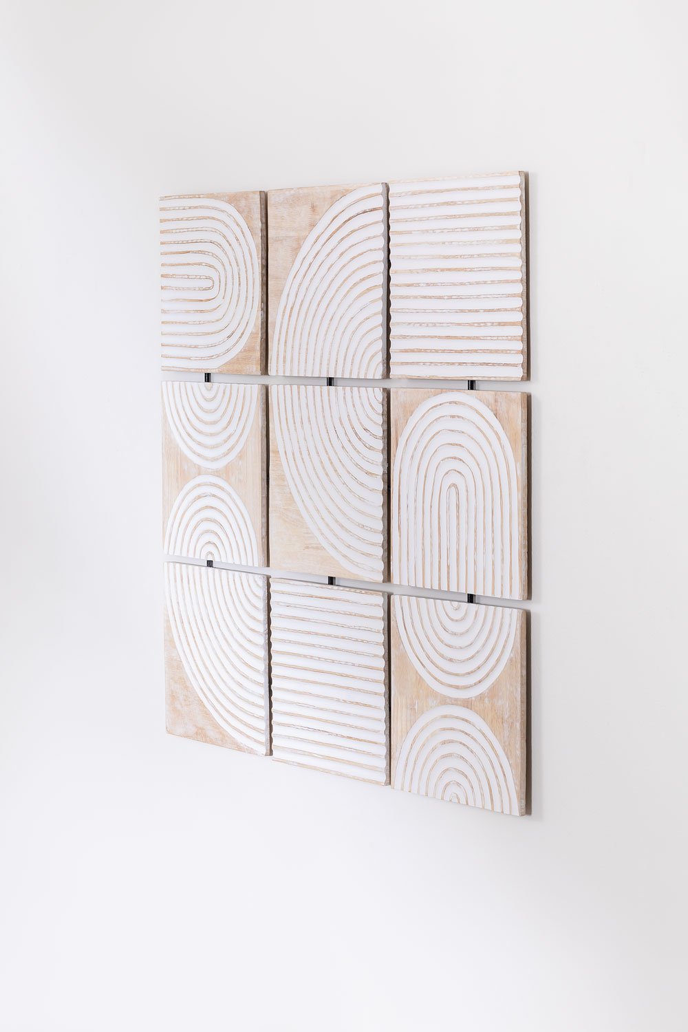 Decorative panel in mango wood (94x93 cm) Tudris - SKLUM