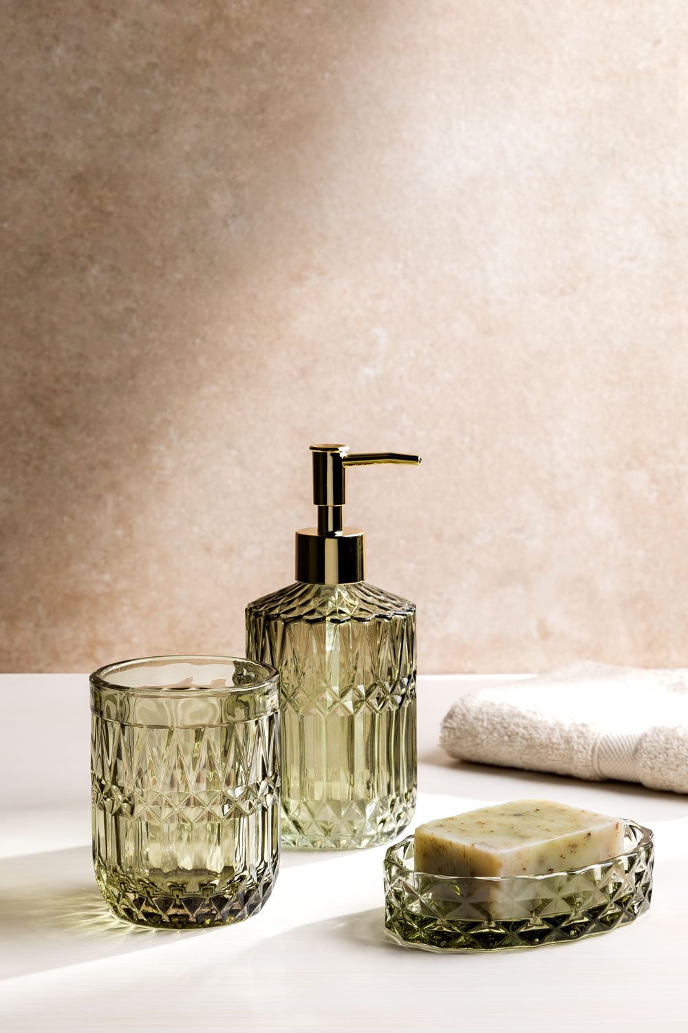 Glass Soap Dispenser Ovie - SKLUM