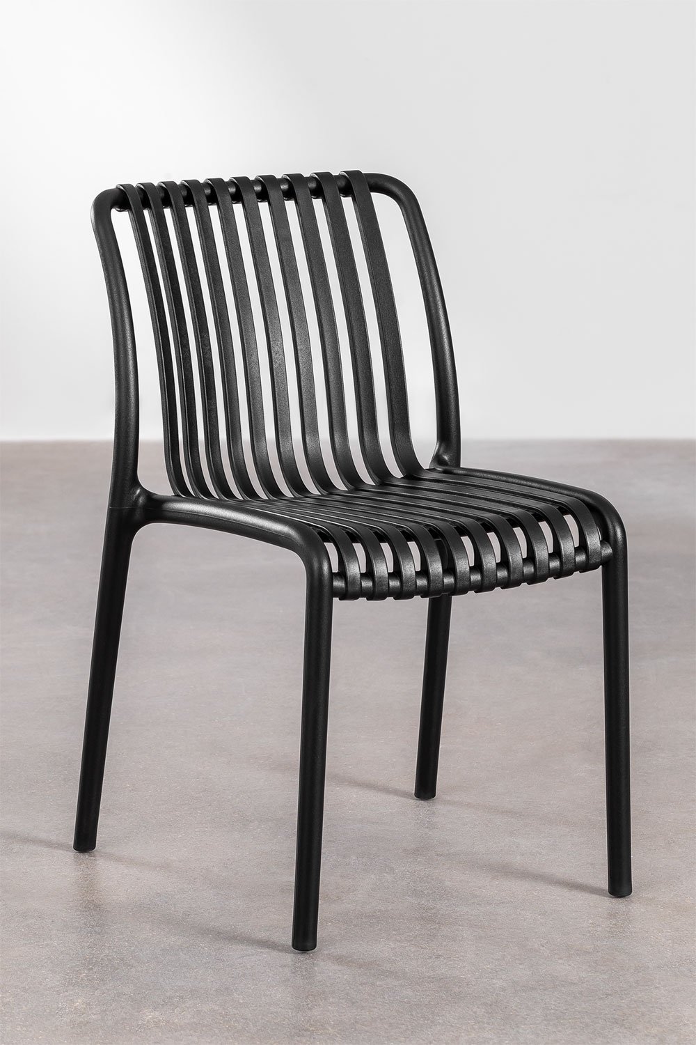 Pack of 2 Stackable Dining Chairs Wendell - SKLUM