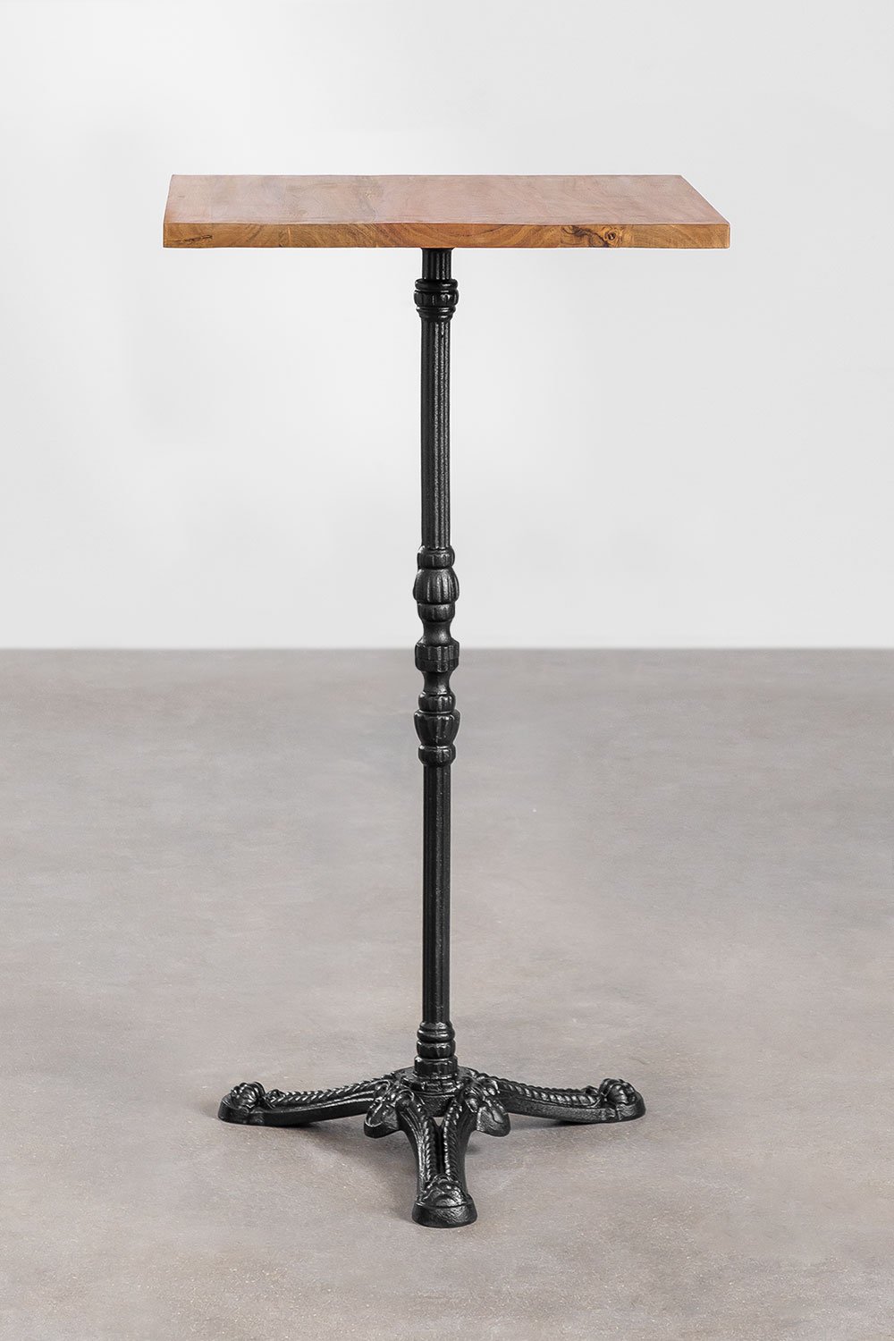 Square Acacia Wood High Bar Table Aztec - SKLUM