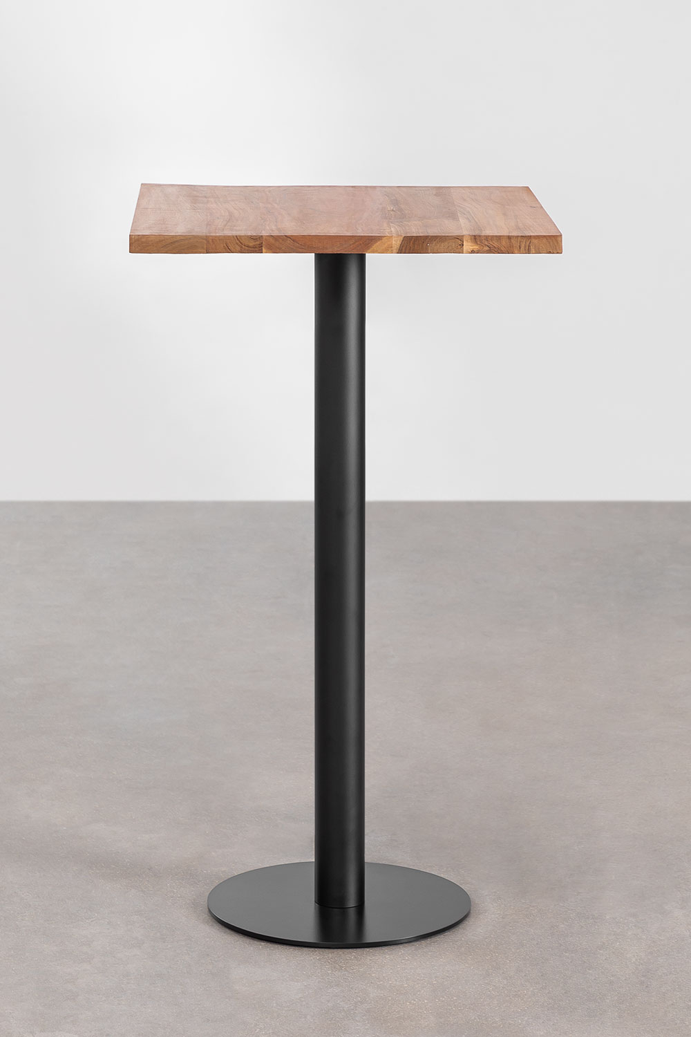 Acacia Wood Square Bar High Table Macchiato - SKLUM