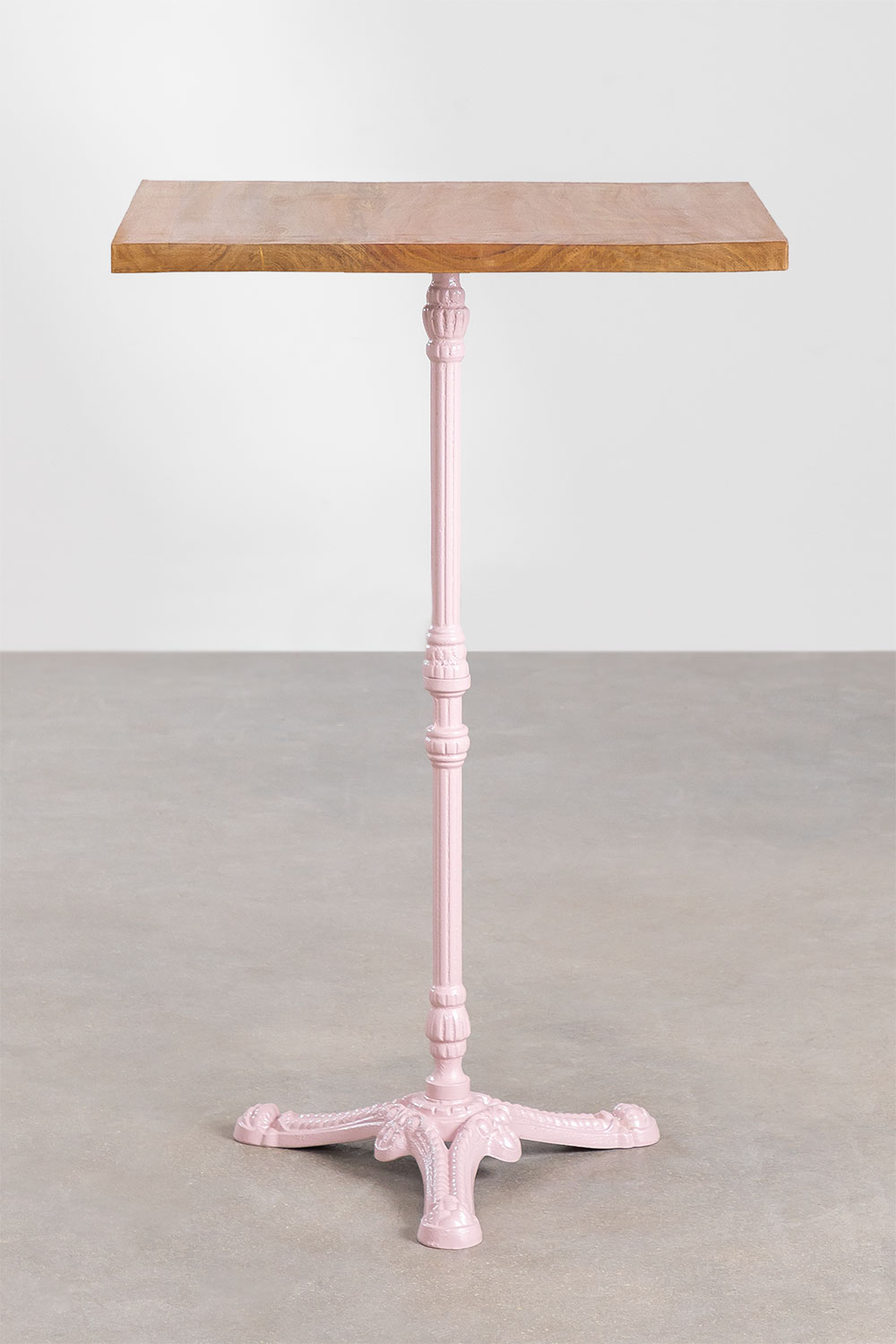 Square Acacia Wood High Bar Table Vienna - SKLUM