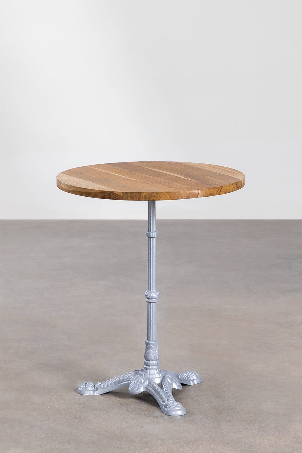 Round Acacia Wood Bar Table Vienna - SKLUM