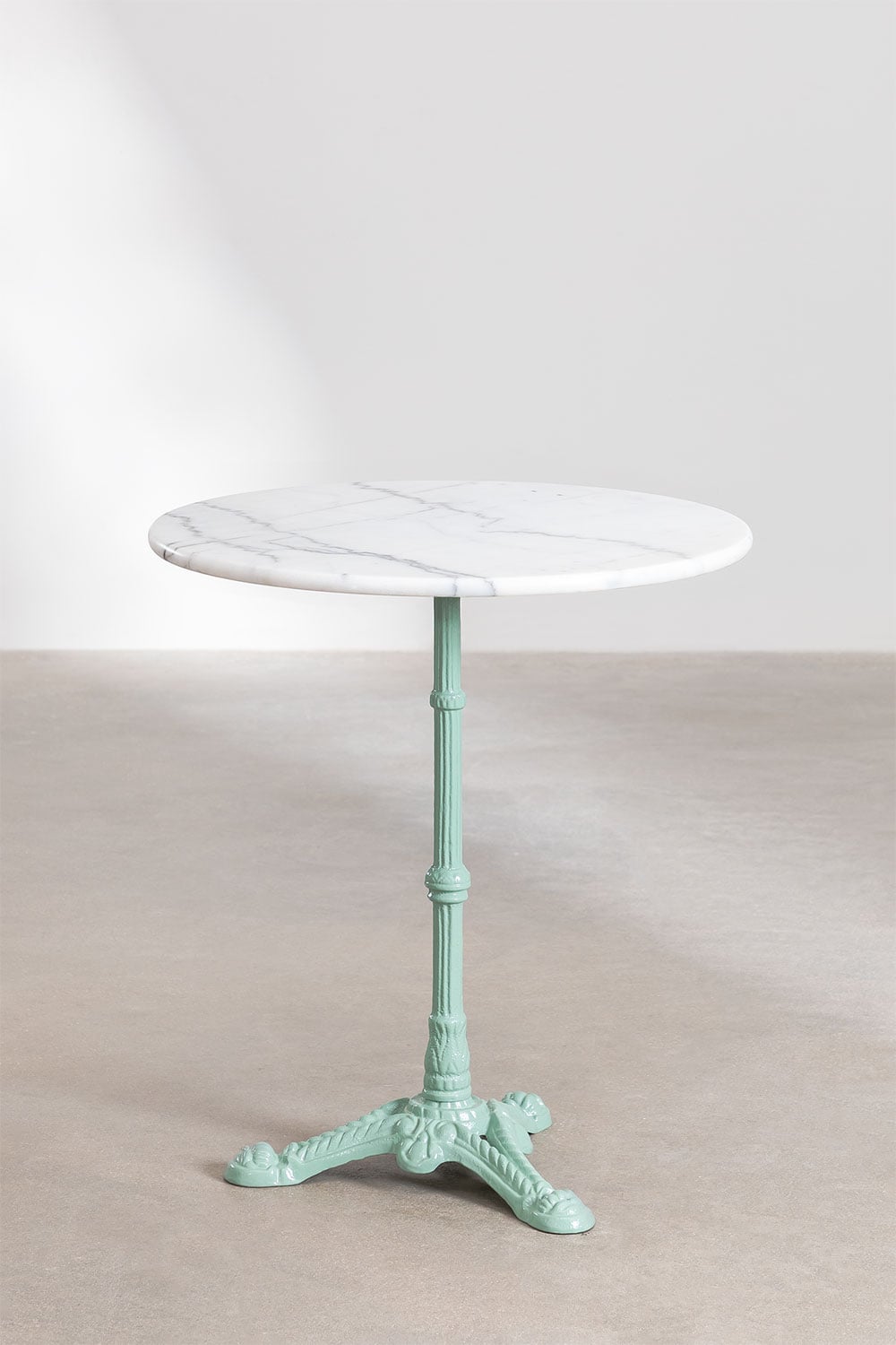 Moka round marble bar table - SKLUM