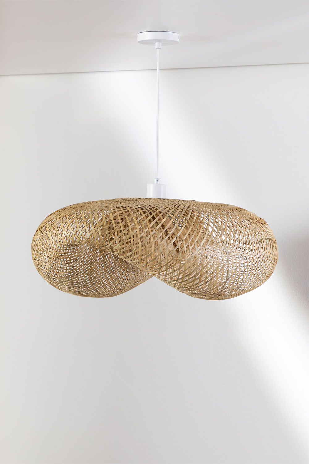 Kariba bamboo hanging ceiling lamp - SKLUM