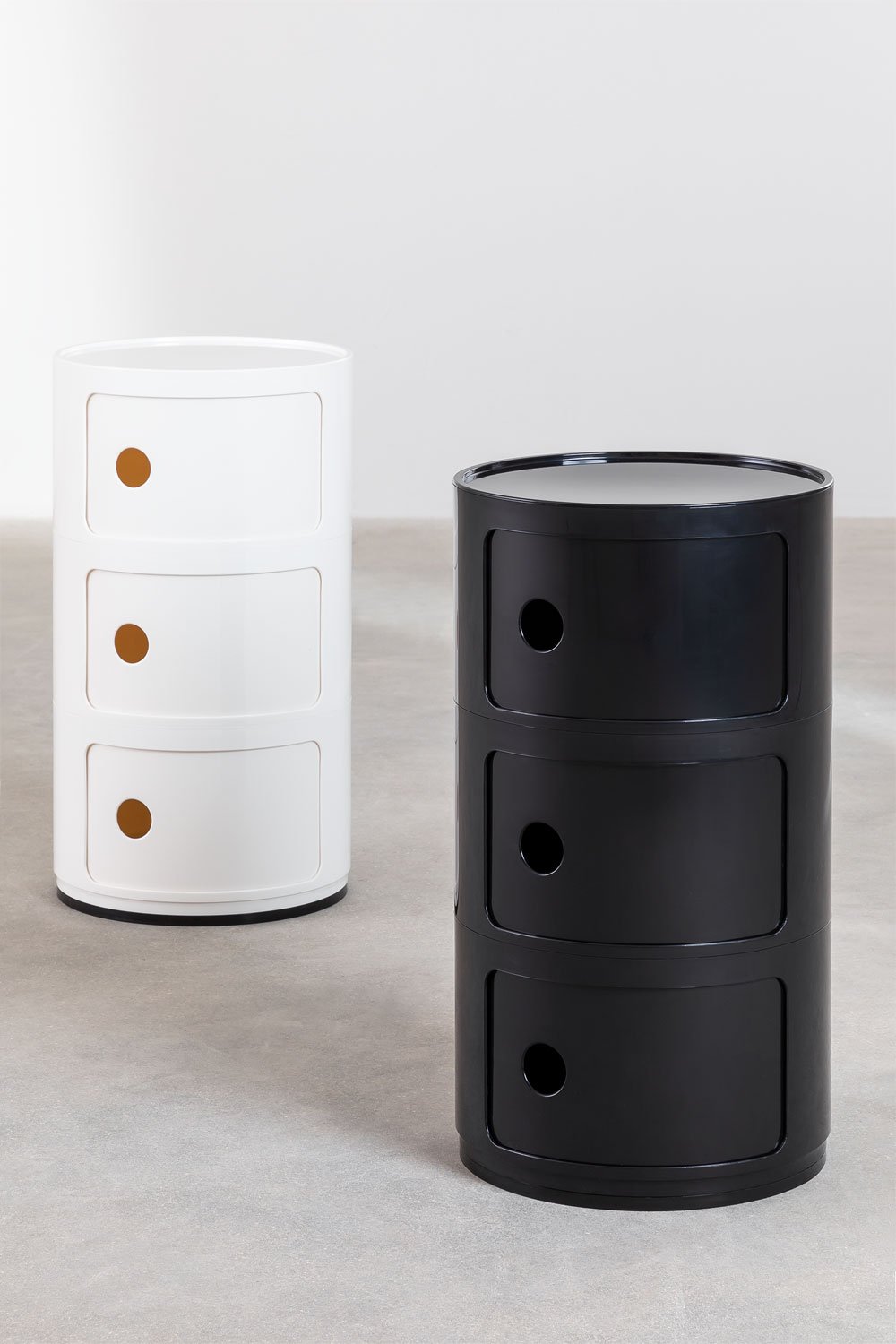 Round bedside table with shelves Babel - SKLUM