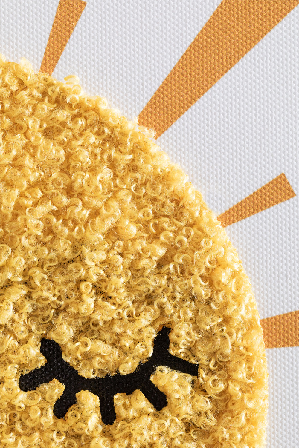 Decorative picture 30x40 cm with textile texture Jamie Kids - SKLUM