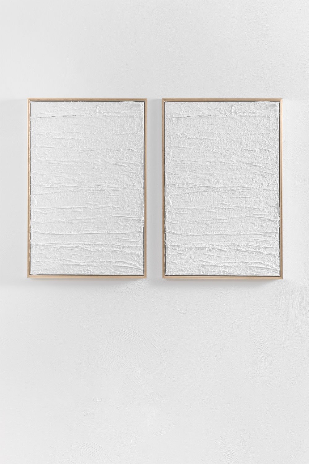 Leclerc set of 2 plaster embossed pictures (60x90 cm) - SKLUM