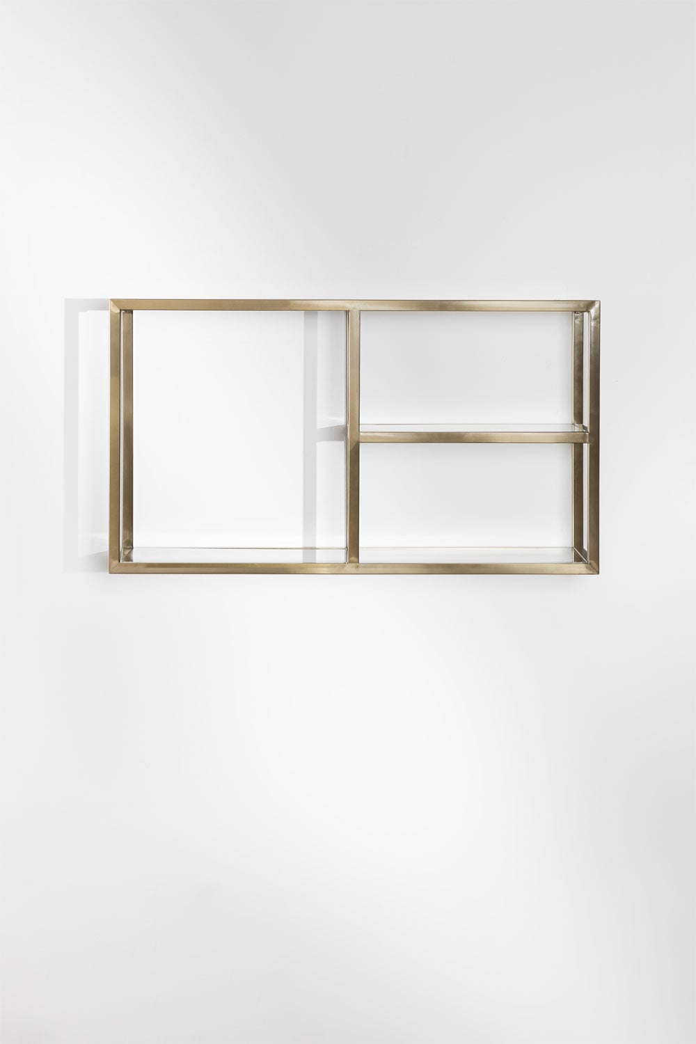 Amelia wall shelf ↔︎ 90 cm in glass and steel - SKLUM