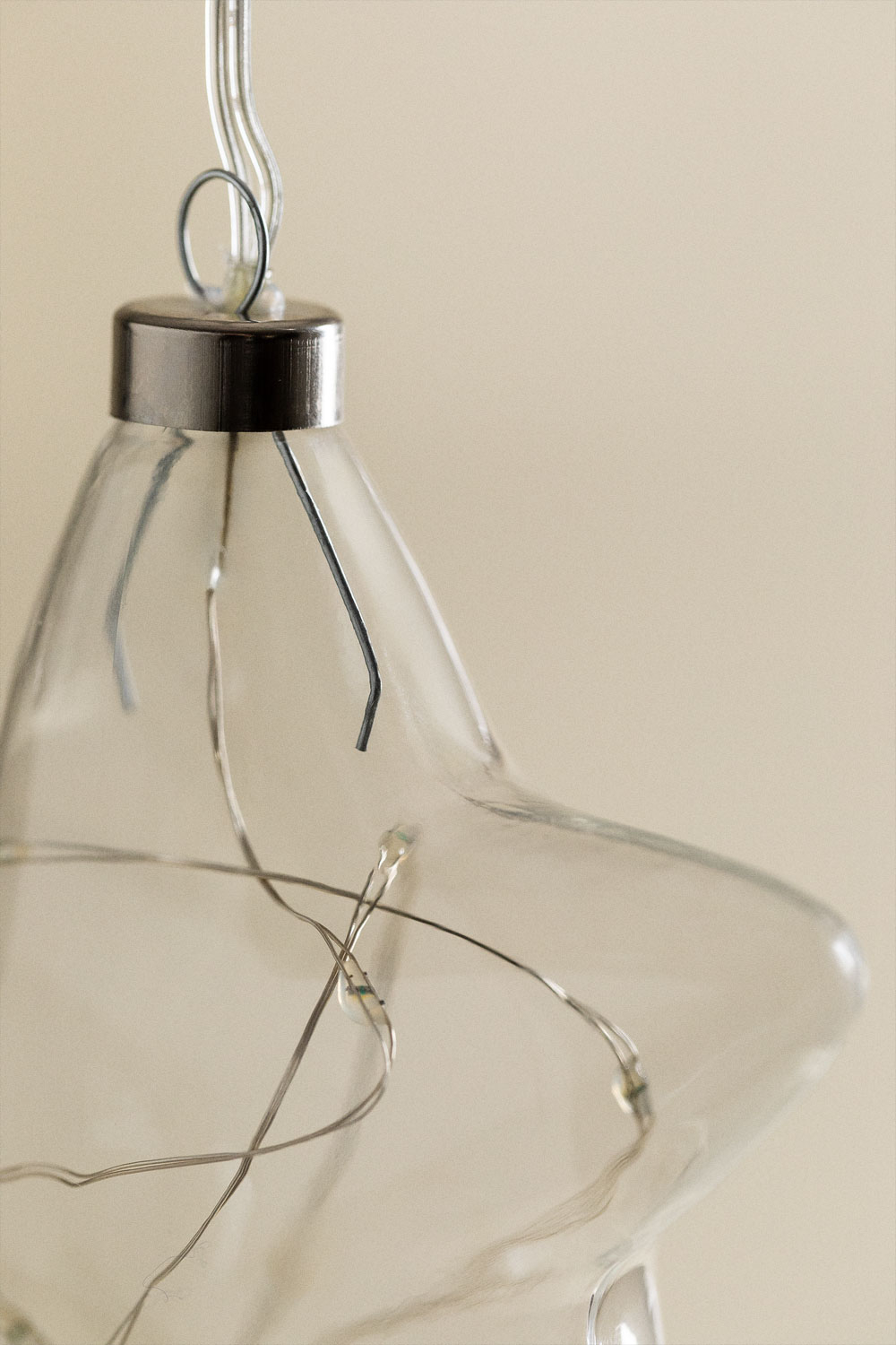 Decorative glass figure with LED lights Serien - SKLUM