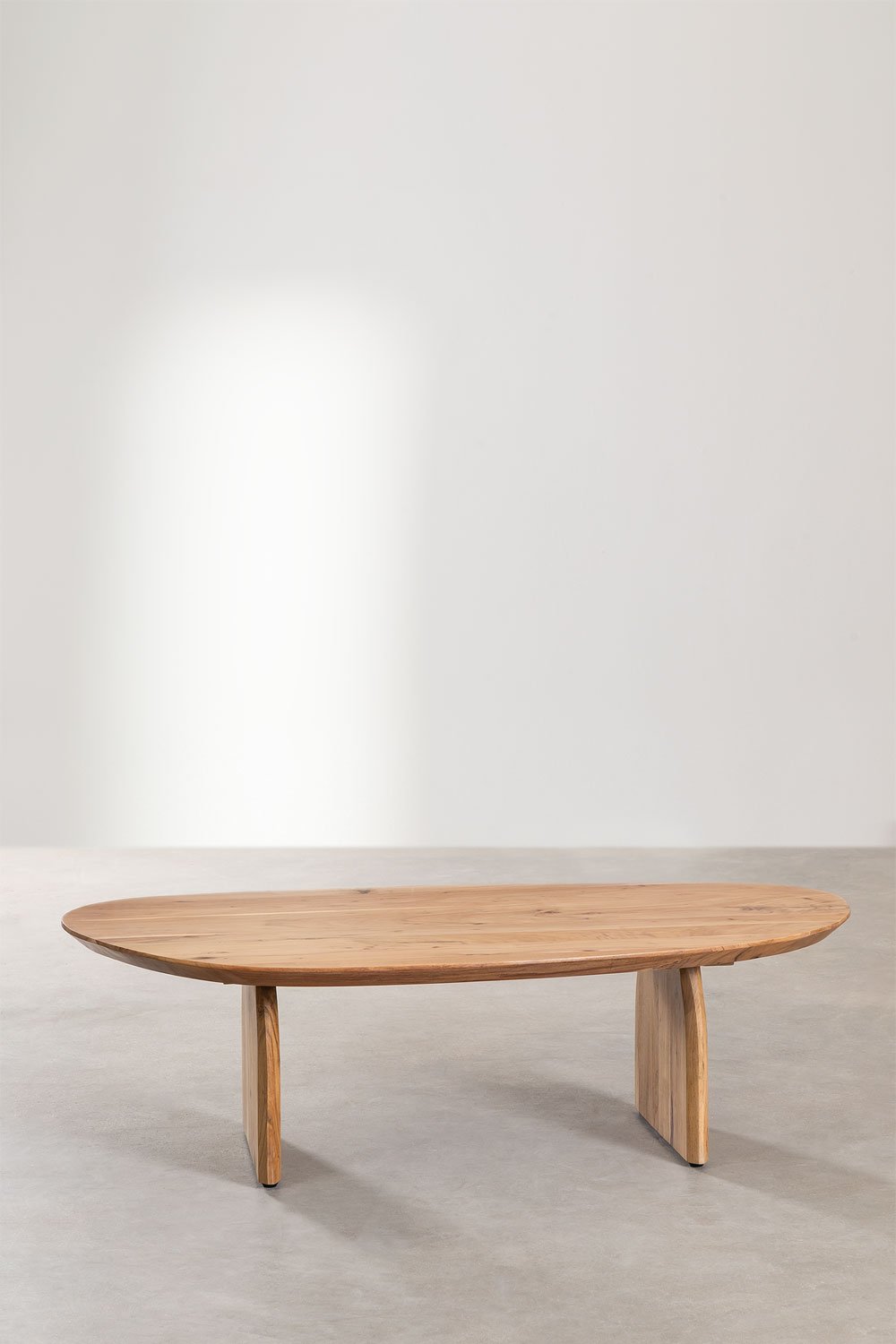 Bedum acacia wood coffee table (135x80 cm) - SKLUM