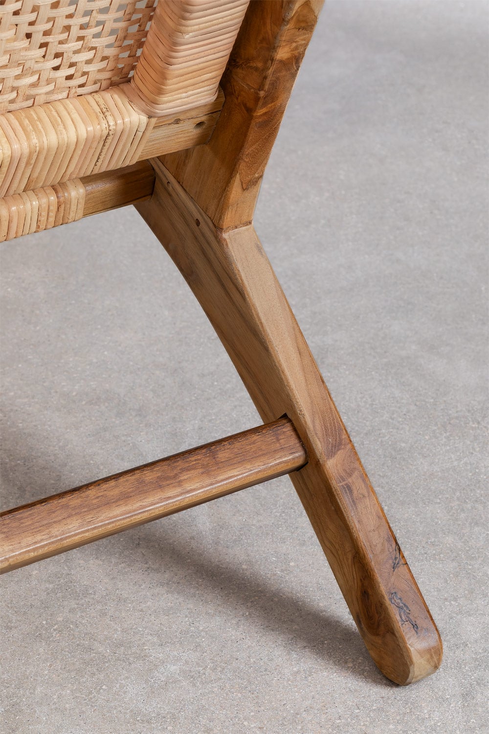 120 cm bench in Catua teak wood - SKLUM
