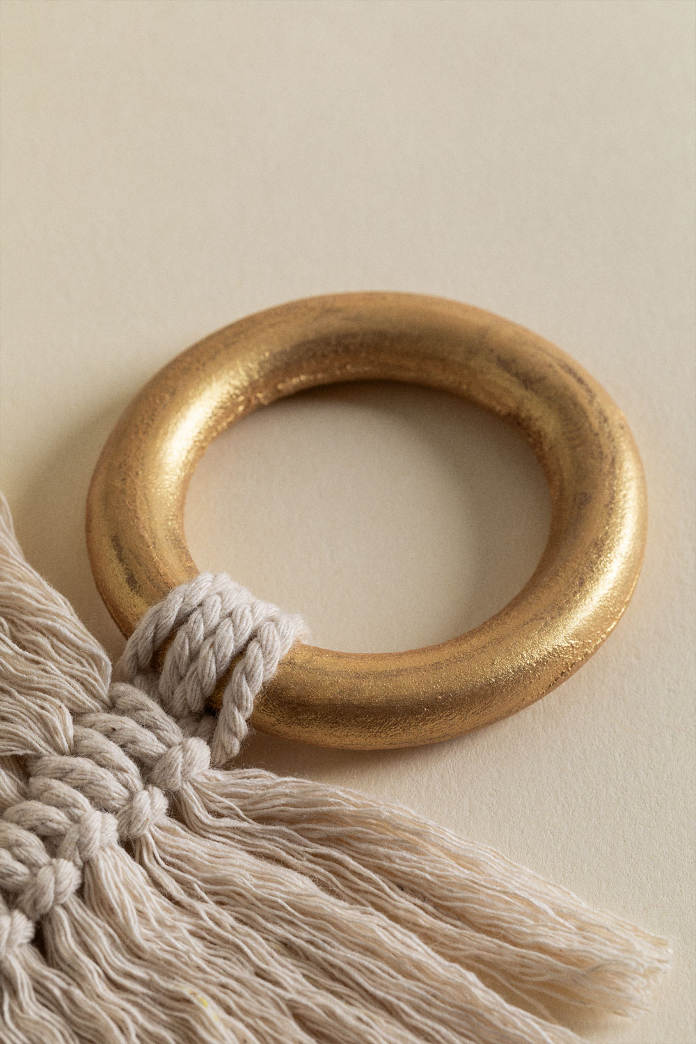 Set of 4 Macramé Napkin Rings Sagar - SKLUM