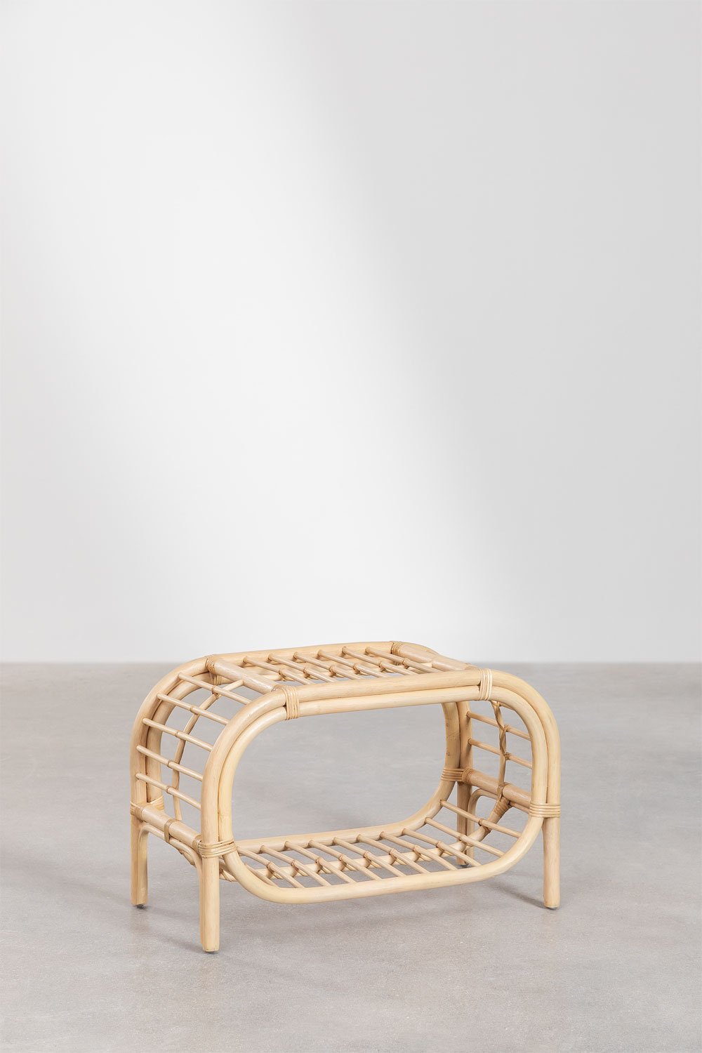 Kalund Rattan Shoe Rack - SKLUM