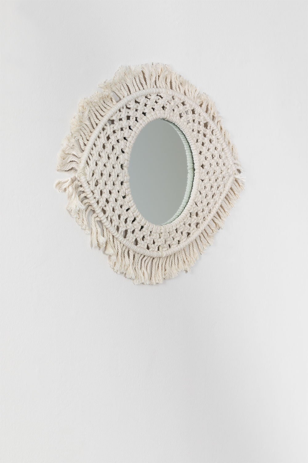 Macrame Wall Mirror Brice - SKLUM