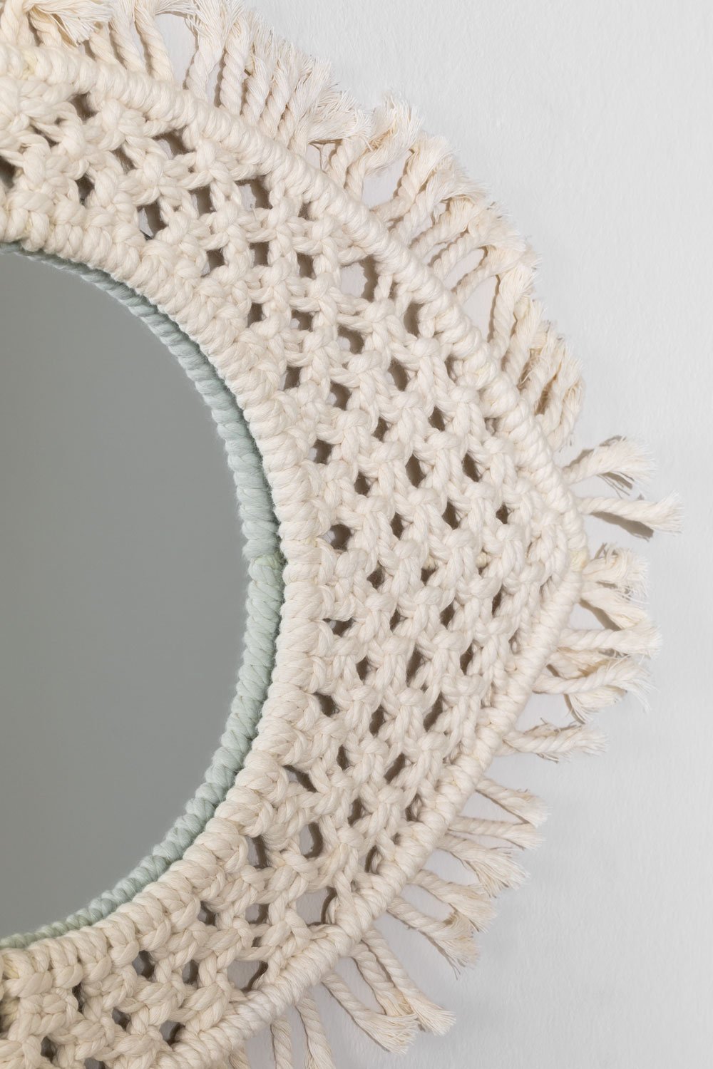Macrame Wall Mirror Brice - SKLUM