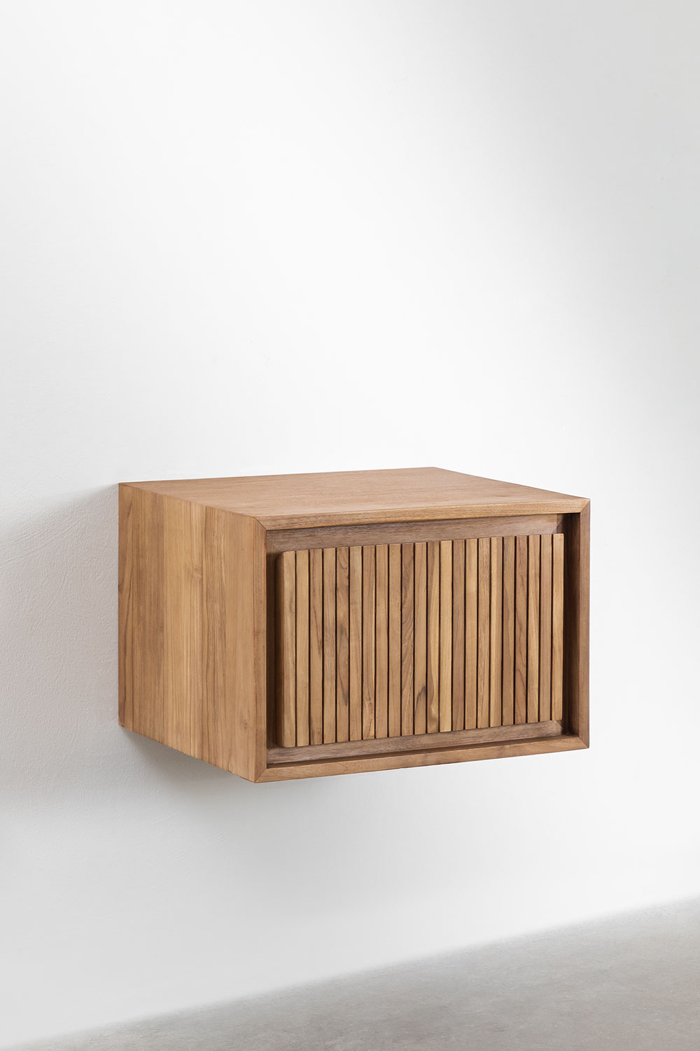 Melvil teak wall mounted bathroom cabinet SKLUM