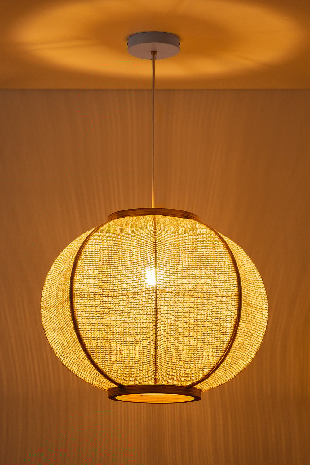 Ziyec linen pendant ceiling lamp - SKLUM